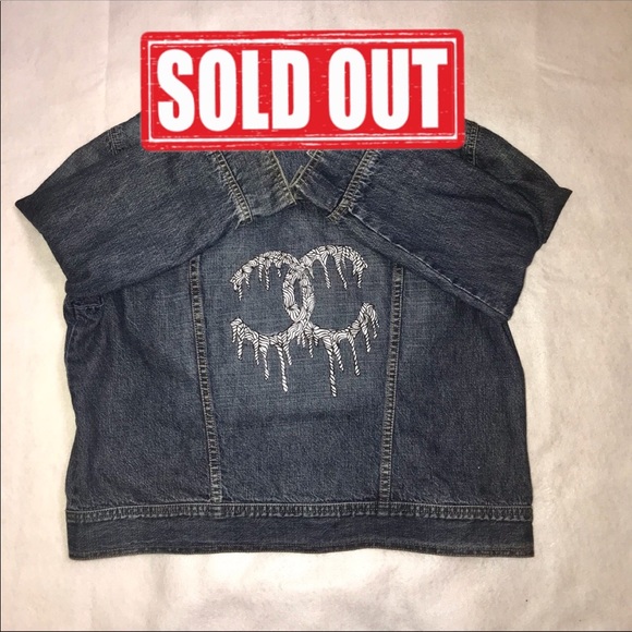 Jackets & Coats | Handpainted Drip Logo Jacket | Poshmark